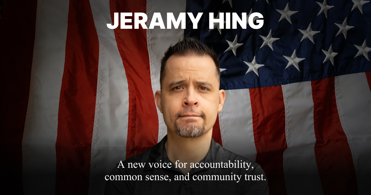 Jeramy Hing for Mayor of Lapeer | Vote Hing